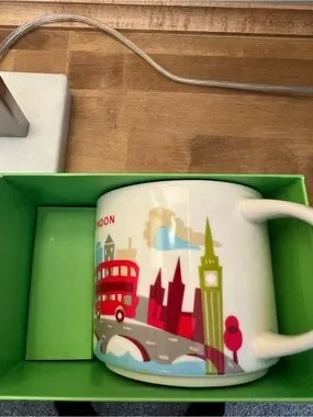 Starbucks | Dining | Starbucks White Ceramic London Skyline Mug With ...